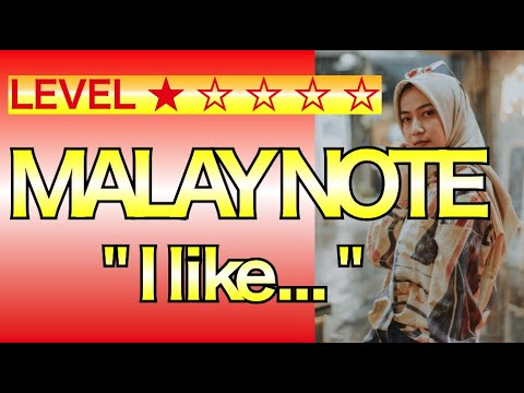 🇲🇾LEARN MALAY - "I like..." | Basic Malay Grammars Part5 - YouTube