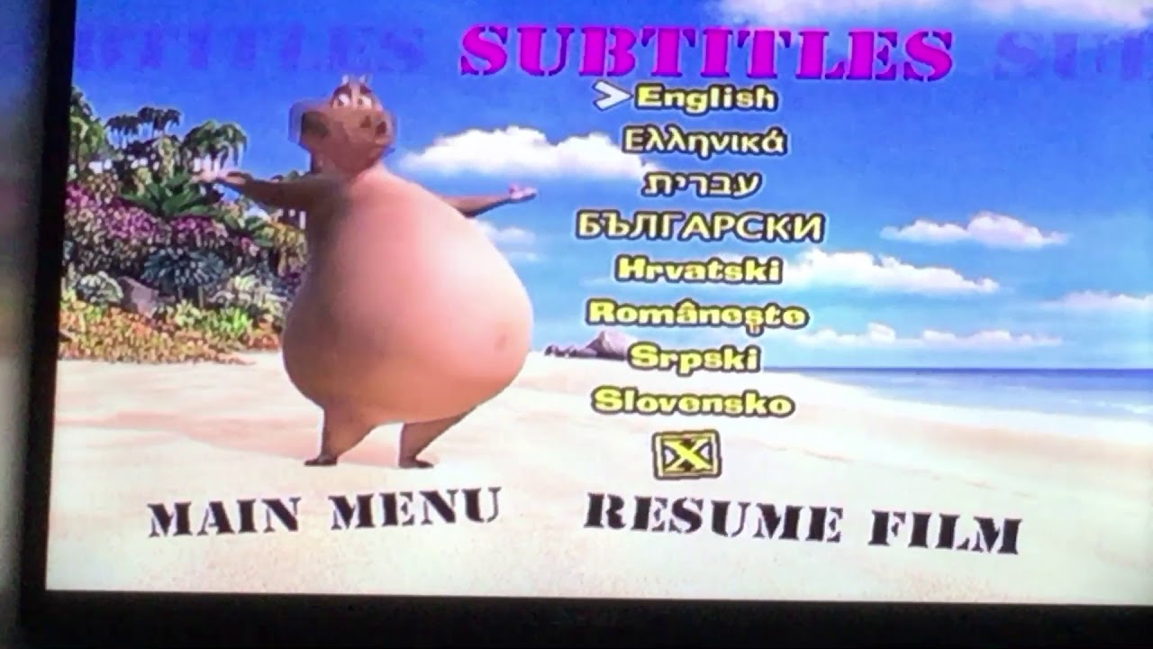 Madagascar 2005 (2014 Reprint) DVD Menu Walkthrough - YouTube