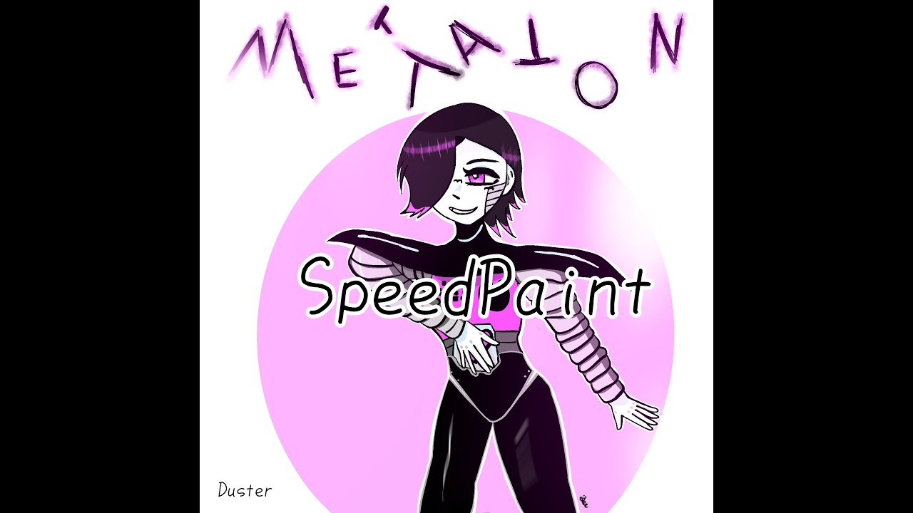 Mettaton speedpaint- Procreate X Undertale - Duster - YouTube