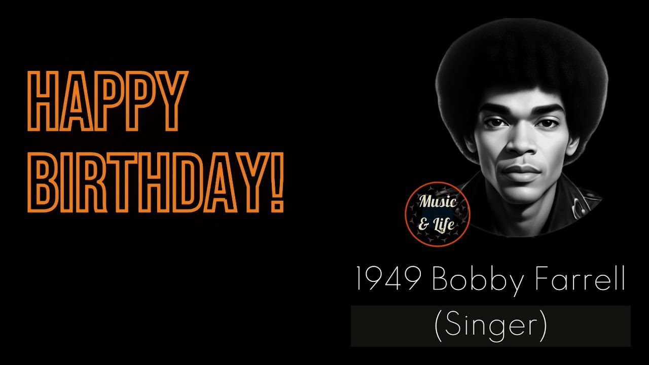 BOBBY FARRELL Born on Oct 06 I 🎉#BoneyM #RiversofBabylon 💿#Daddycool 🎶 ...