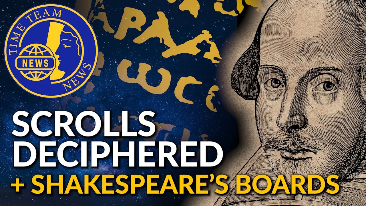 SHAKESPEARE'S BOARDS | SCROLLS DICIPHERED | Time Team News | PLUS ...