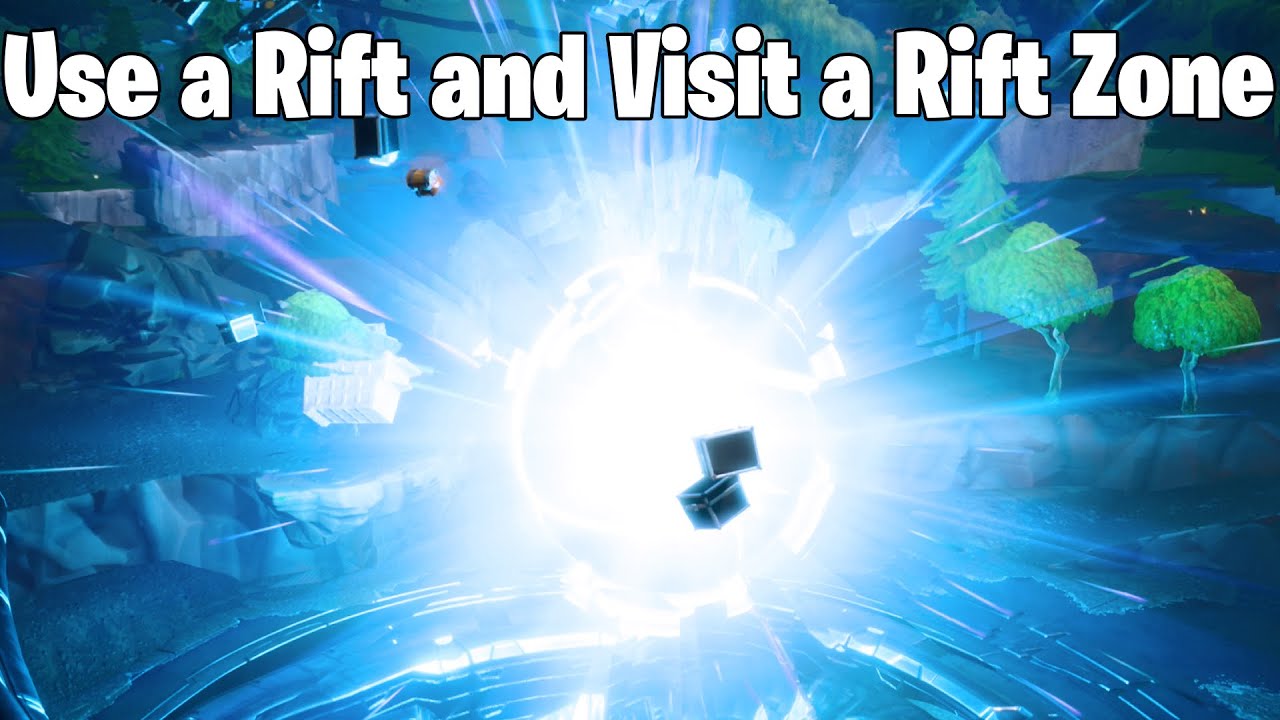 Use a Rift & Visit a Rift Zone in Fortnite - YouTube