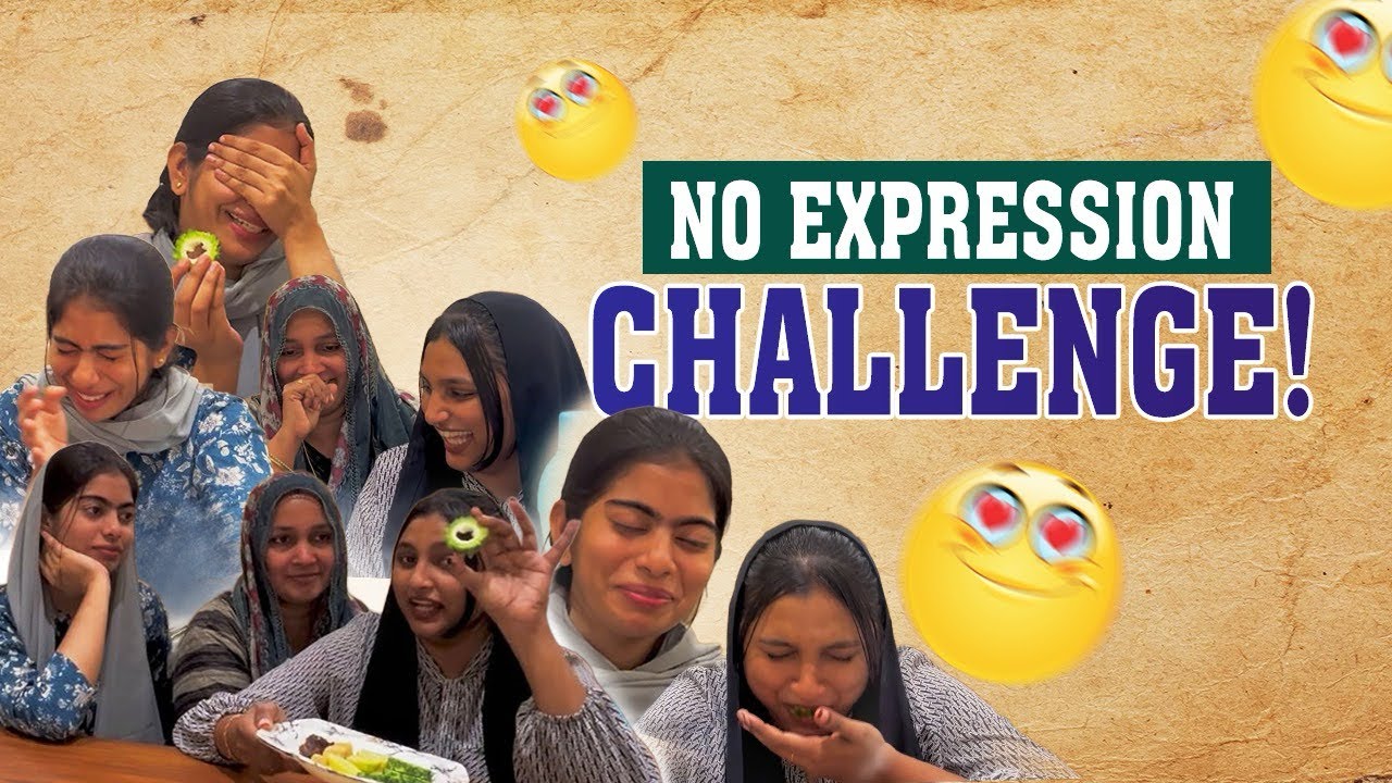 No expression challenge 😂 #youtubvideo #challengevideo #family #fun ...