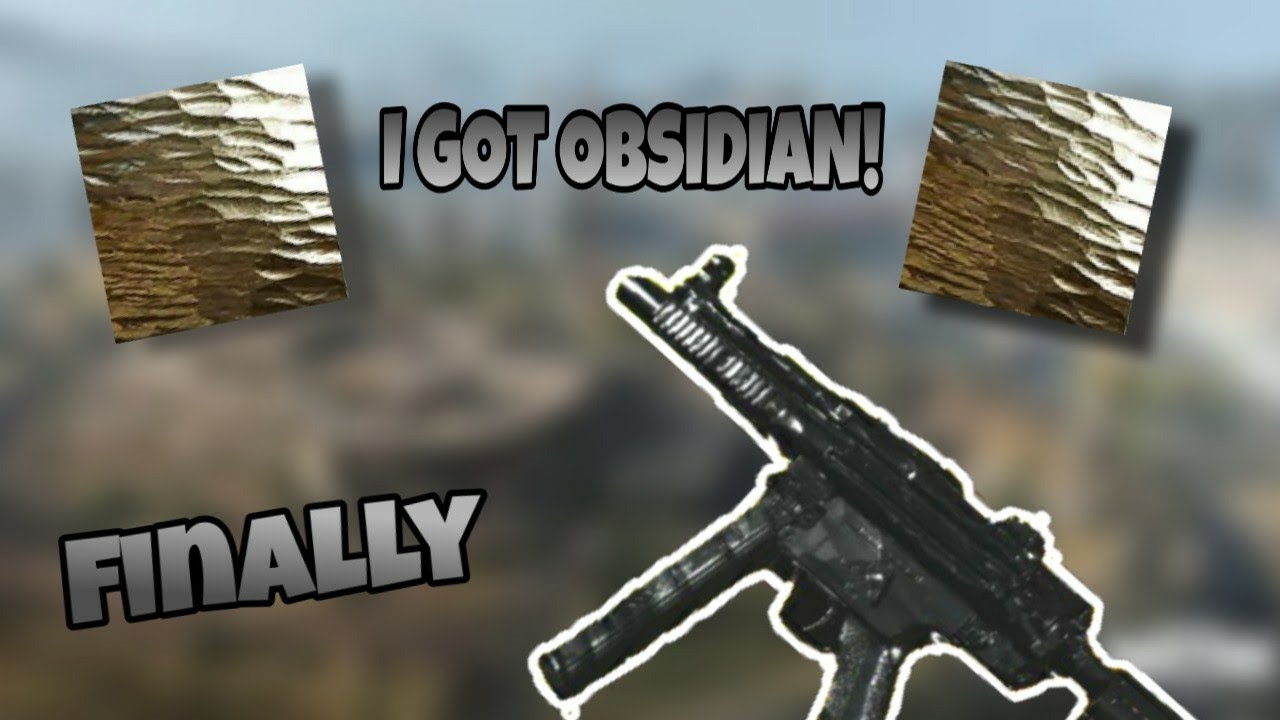 I unlocked obsidian! |call of duty modern warfare| - YouTube