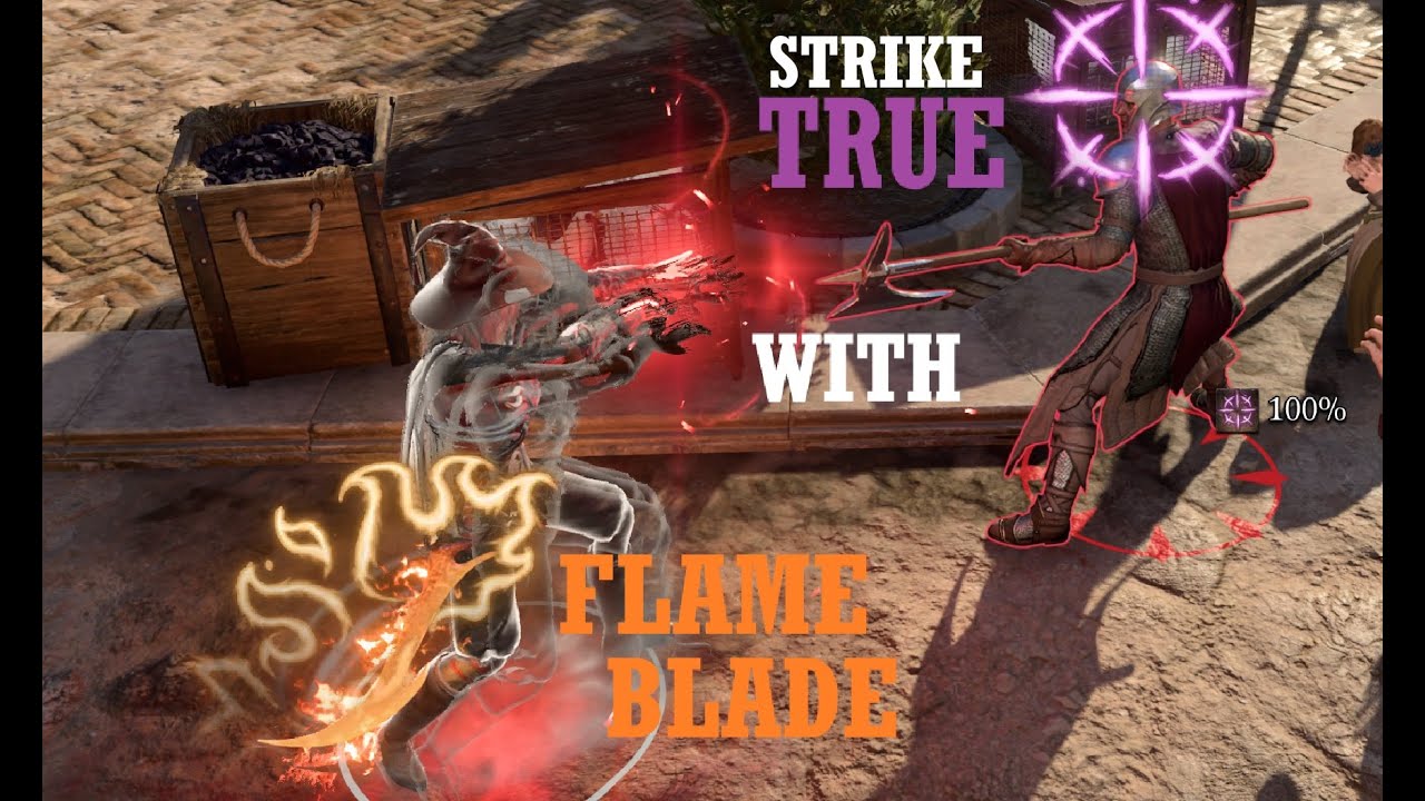 True Strike Flame Blade | Baldur's Gate 3 - YouTube