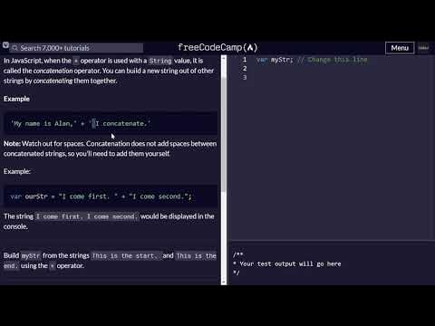 26 - Concatenating Strings with Plus Operator - YouTube