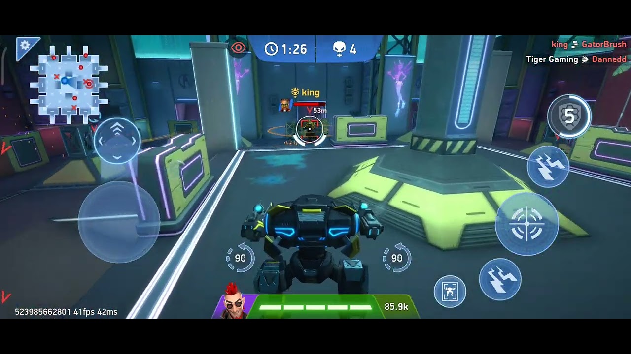 Nice Free-For-All Match Mech Arena #mecharena - YouTube