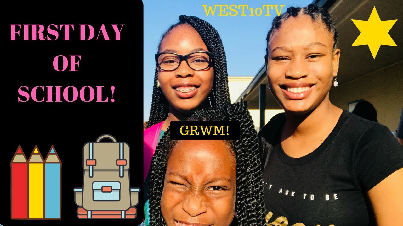 GRWM | First Day of School | Elementary/Middle School! - YouTube