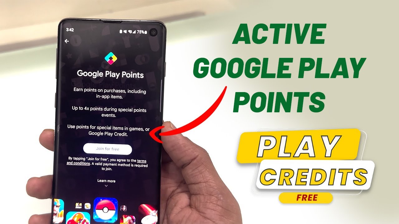 How To Active Google Play Points in Google Play Store 2024 - YouTube