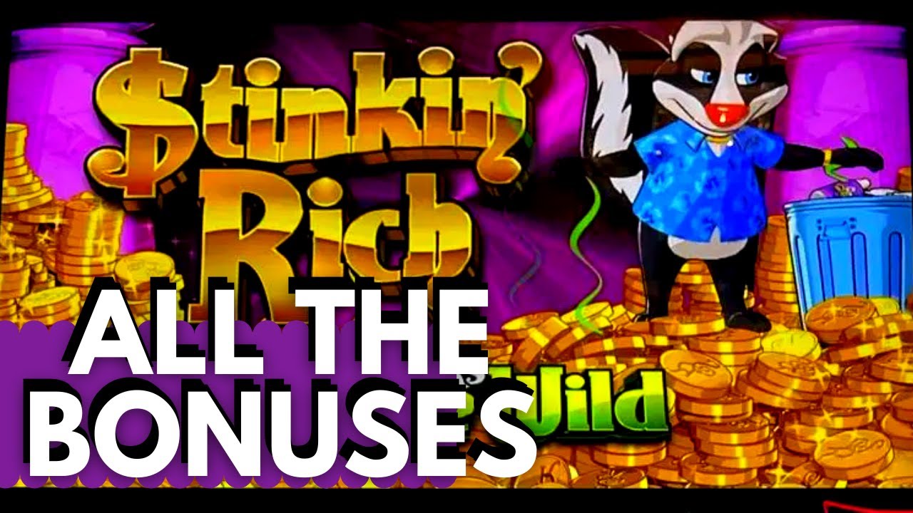 New Stinking Rich Slot Machine! All the Bonuses - YouTube