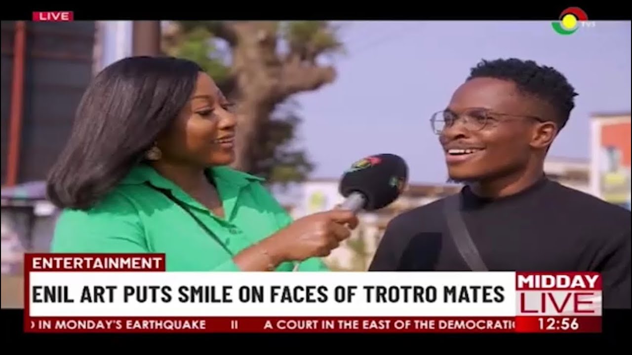 Anita Akuffo interviews Enil art on TV3 midday live. - YouTube