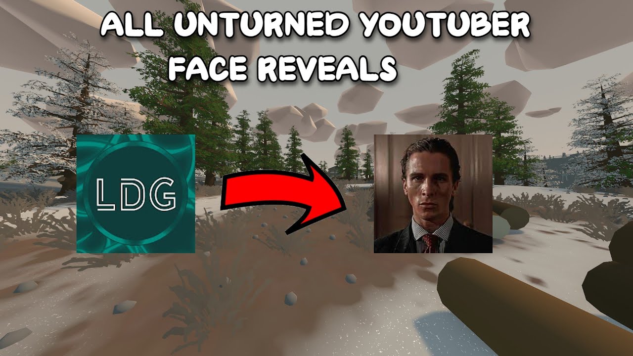 All Unturned Youtuber's Face Reveals. - YouTube