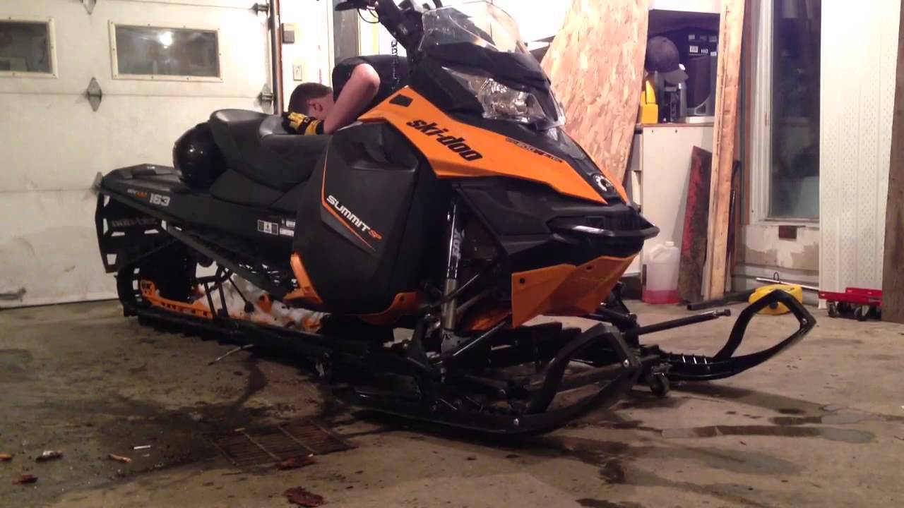 Lift for sled - YouTube