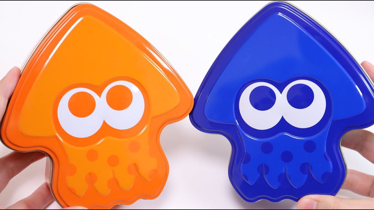 Splatoon Assorted Cookie Can Nintendo Osaka Souvenir and Magic Spin Mug ...