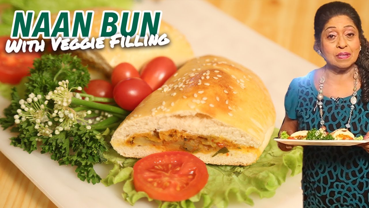 Naan Roti With Veggie Filling | Mallika Joseph Food Tube - YouTube