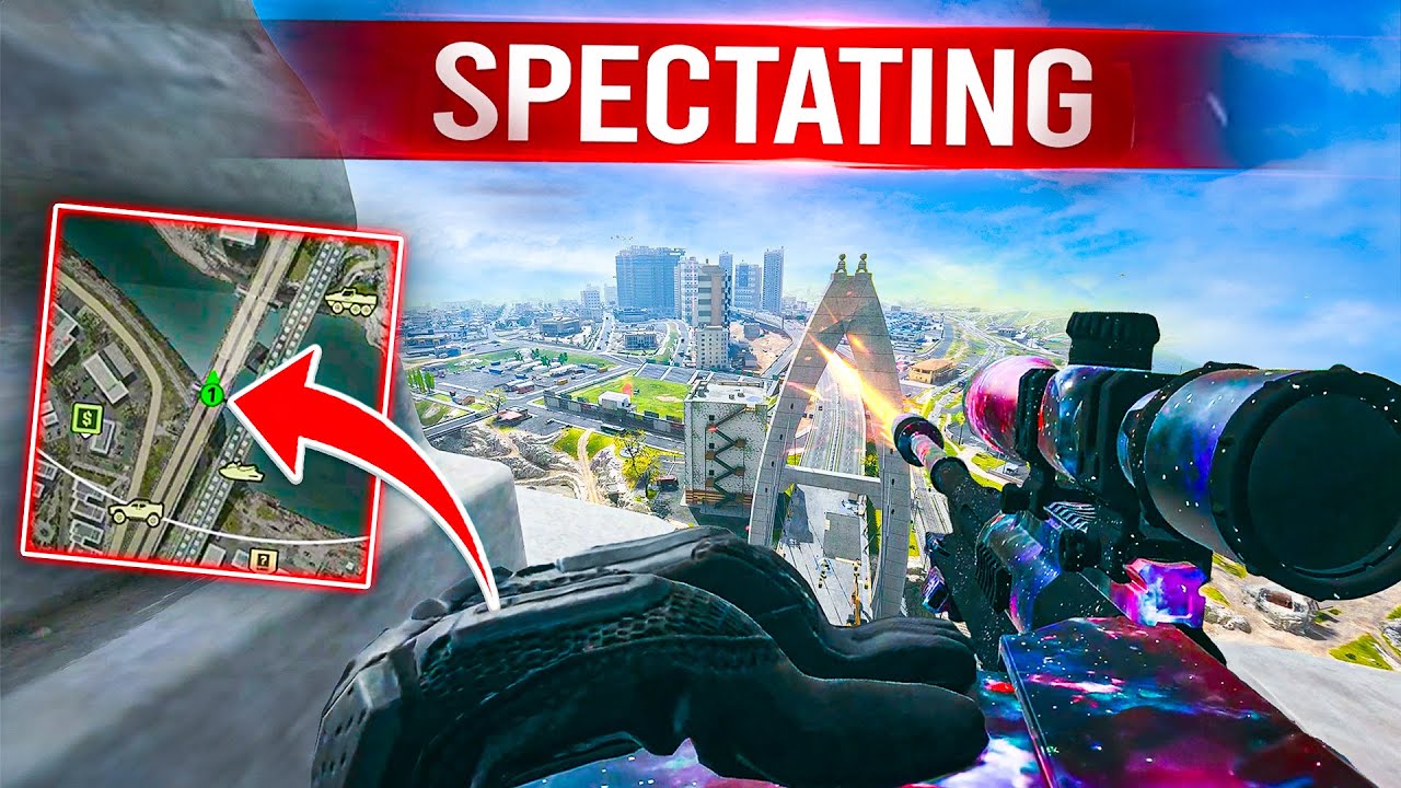 I Spectated a SECRET SNIPER SPOT in Warzone - YouTube