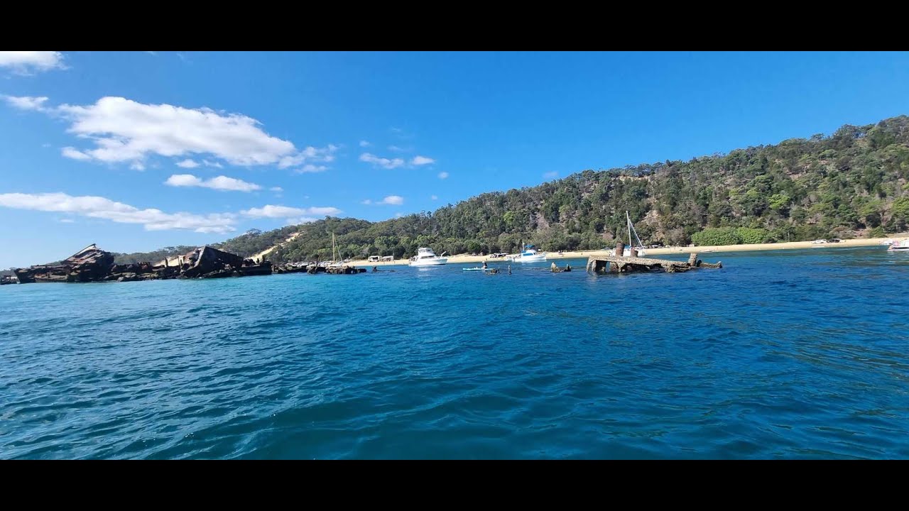 Moreton - Tangalooma (Jetski/Boat/Snorkeling/Spearfishing/Whales) - YouTube