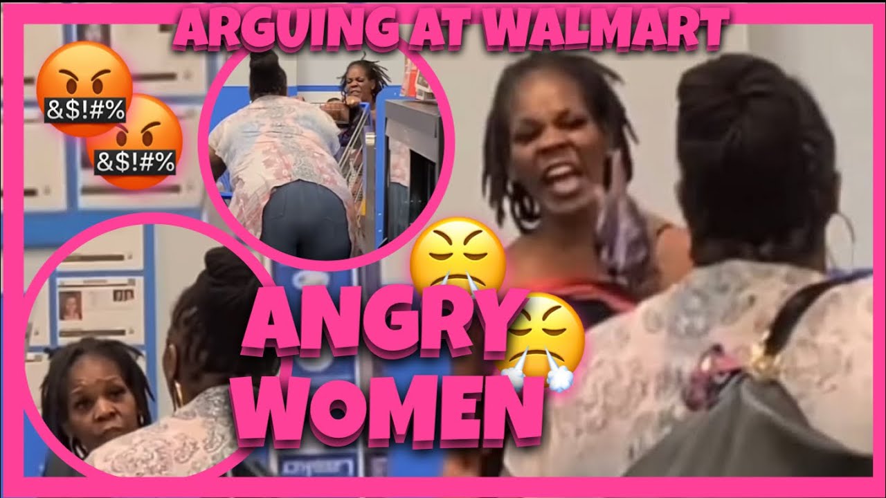 Reaction 68. Two Customers Argue In Walmart Checking Out Line - YouTube