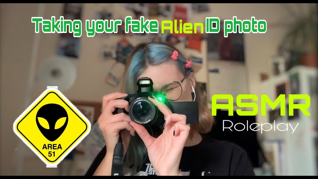 AREA 51 ASMR ROLEPLAY P2/ Taking Your ID Picture - YouTube