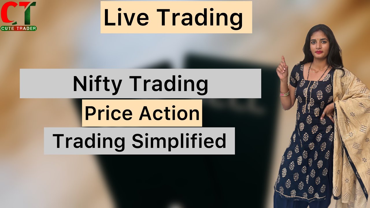 Live intraday trading | Nifty Price Action Trade | Cute Trader - YouTube