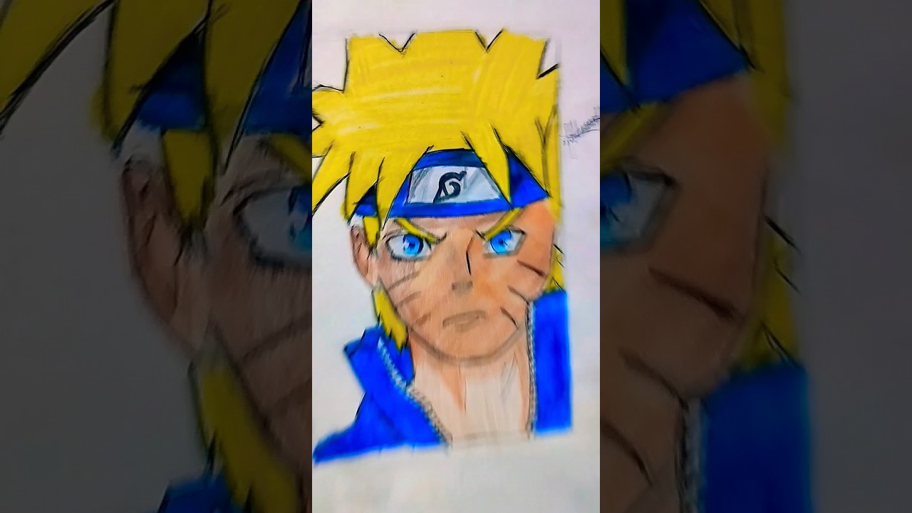 Naruto drawing 😍 #art #anime #shorts #short #naruto #art #viral # ...