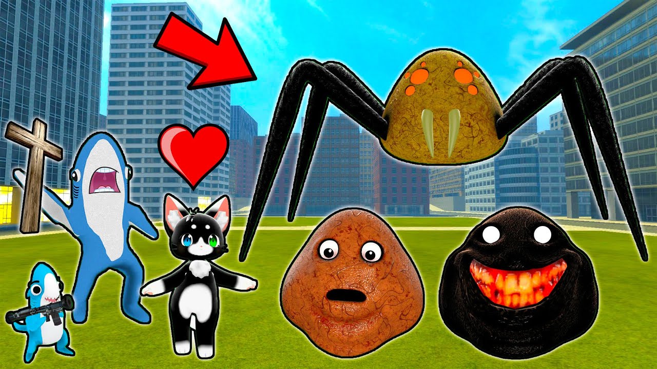 SURIOARA MOTAN VS POULINA VS POU DEMONIC NEGRU 666! SORA DOMNULUI MOTAN ...