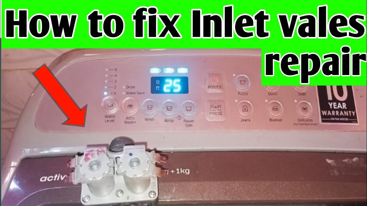 washing machine water leak problem//top load samsung - YouTube