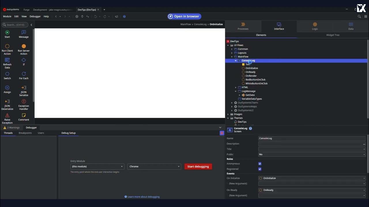 Outsystems Dev Tip: Enable Dark Mode in OutSystems Service Studio - YouTube