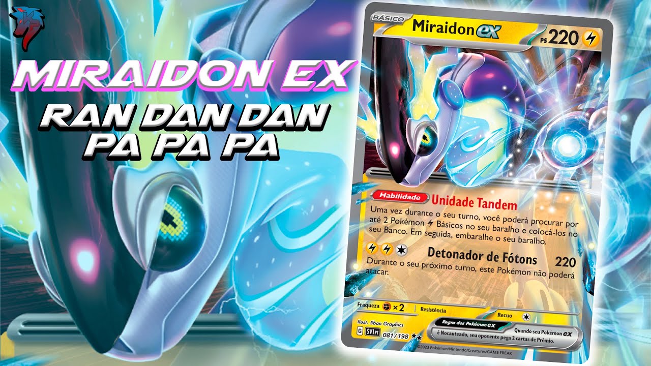 MIRAIDON EX É O DECK MAIS RÁPIDO E MAIS FORTE?! - Gameplay Escarlate ...
