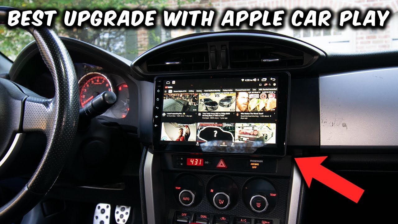 Super HUGE Apple CarPlay Head Unit for BRZ / FRS / 86 ( BEST Interior ...