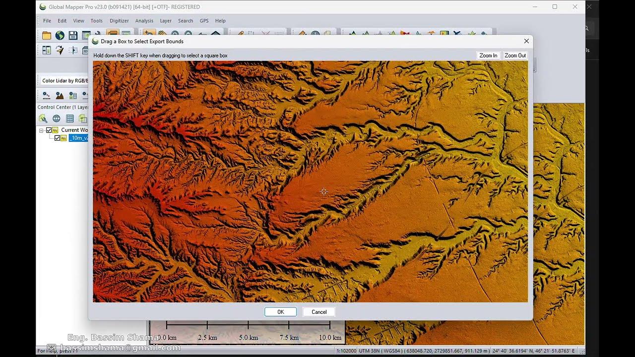 01-HEC-RAS 6.6 Tutorial | Download, Create Project & Import Terrain from Global Mapper (.prj ...