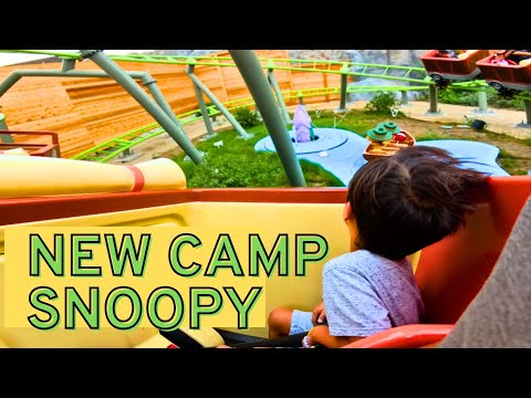 🎢 New Camp Snoopy Rides at Knott's Berry Farm for Kids
