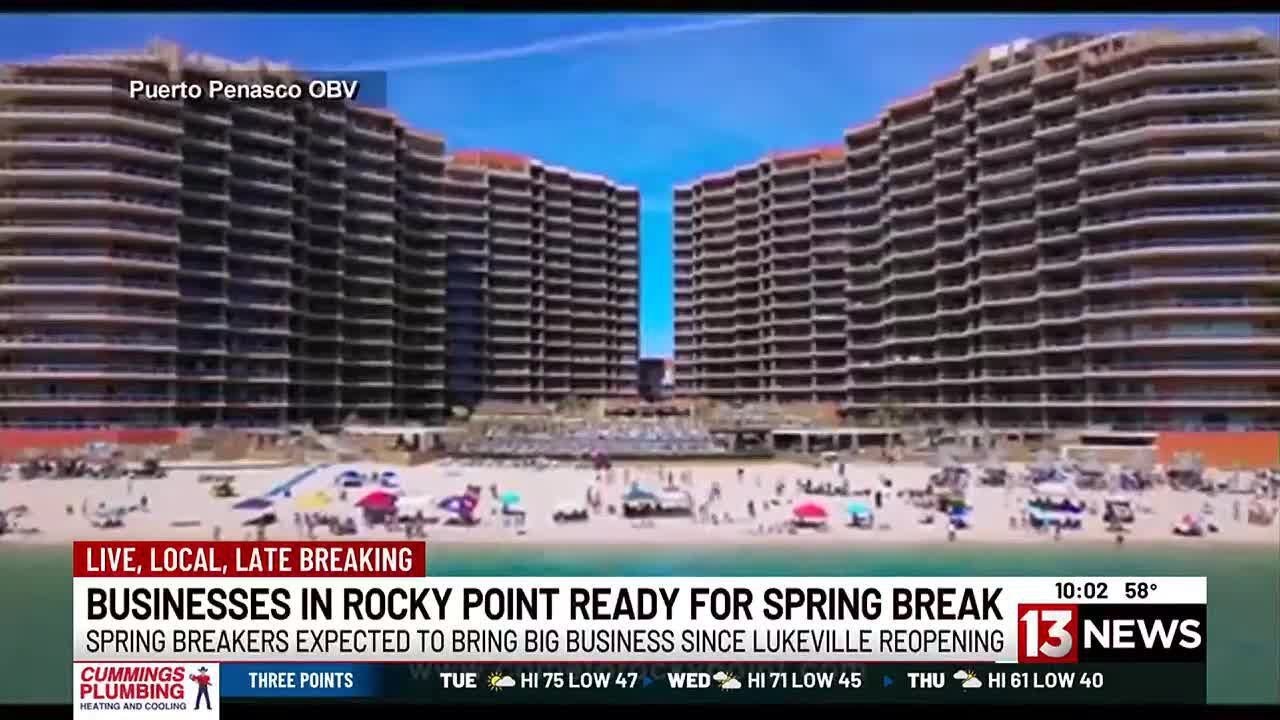 Businesses in Rocky Point ready for Spring Break - YouTube