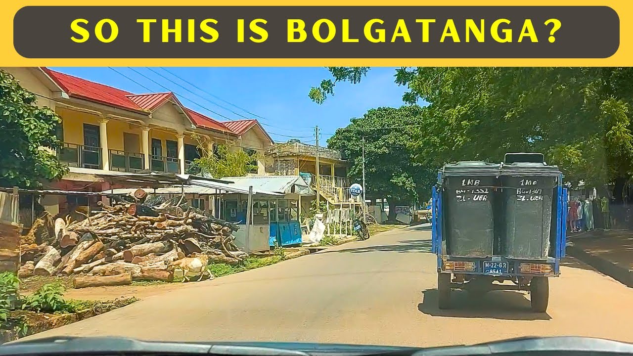 DRIVING Tour of Bolgatanga in Ghana, Northern Region, with Music - YouTube