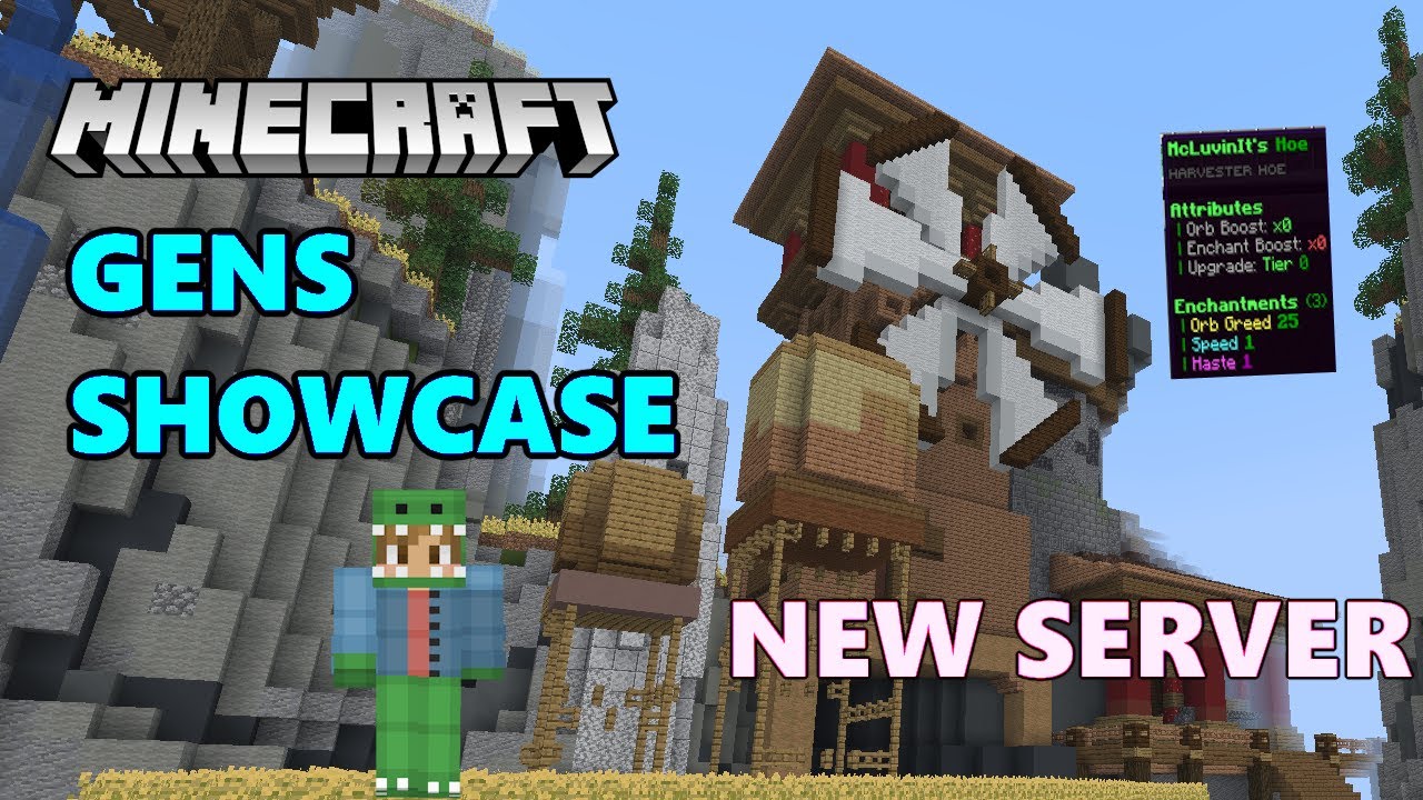 THE BEST NEW MINECRAFT GENS TYCOON SERVER RELEASING SOON - YouTube