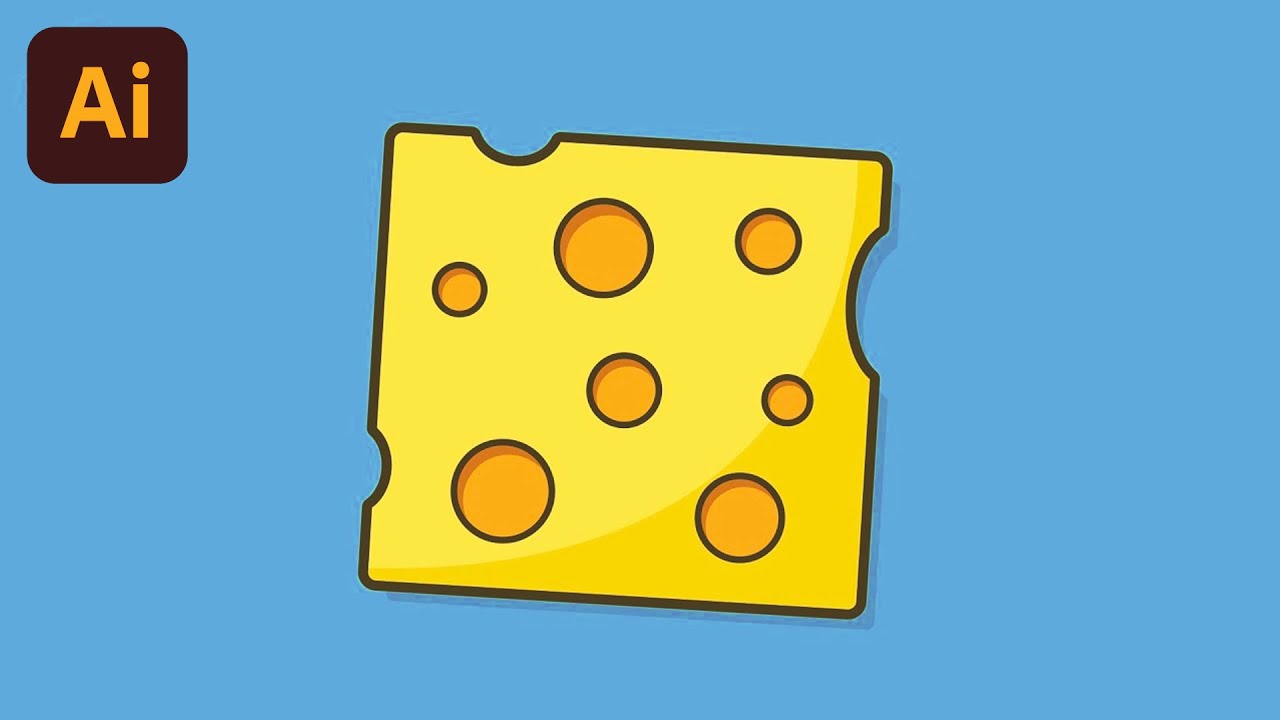 Cheese Slice Drawing