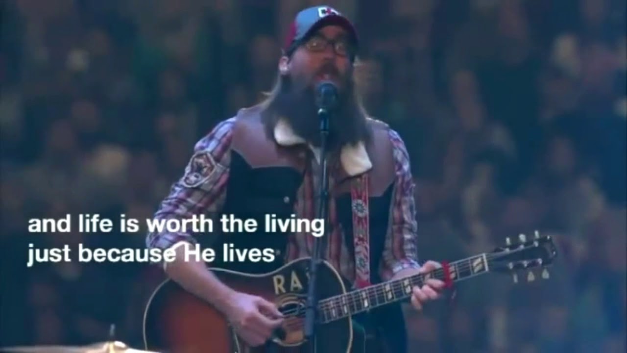 Because He Lives I Can Face Tomorrow by Crowder - YouTube