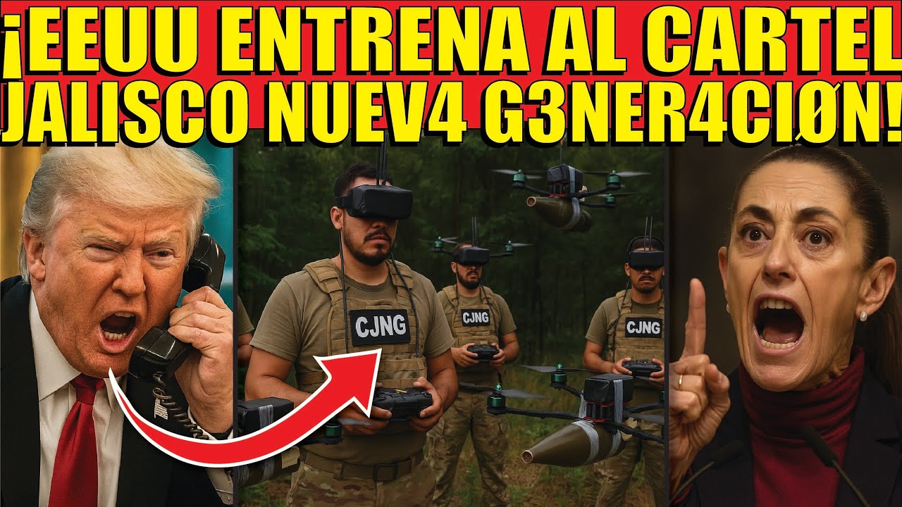 ¡EL EJERCITO DE ESTADOS UNIDOS ENTRENA AL CJNG CON DRONES DE GUERRA ...