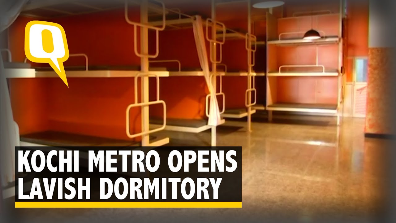 Railway Coach-Themed Lavish Dormitory Opened In Kochi | The Quint - YouTube
