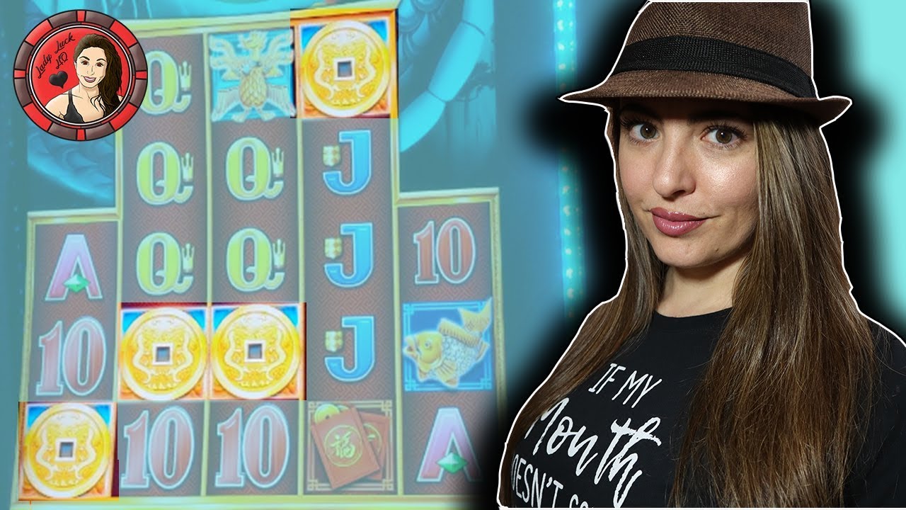 4 Symbol 5 Dragons Grand Slot Wins with Lady Luck HQ - YouTube