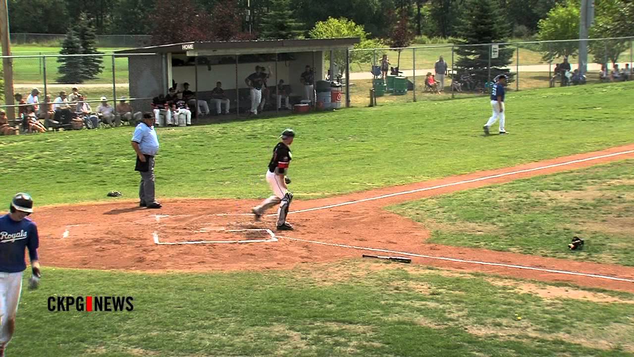 PG Midget Baseball Celebrates Second Provincial Win - YouTube