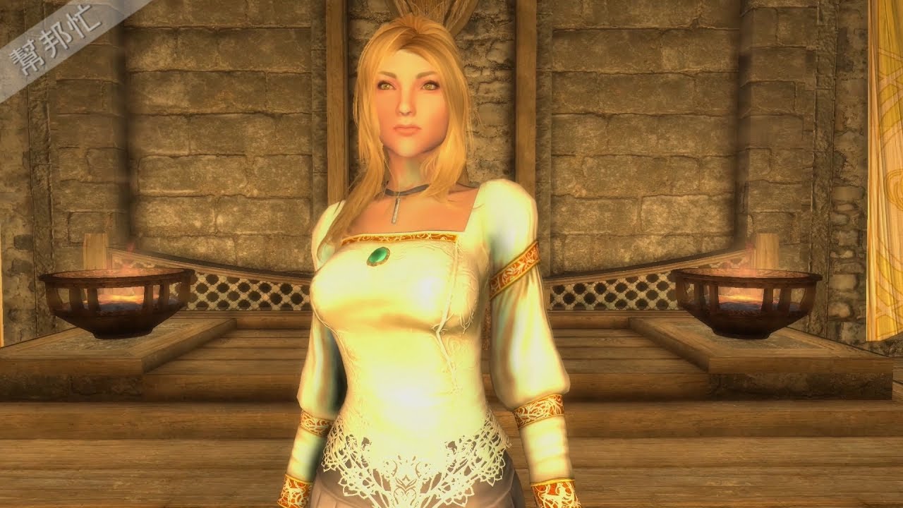 Skyrim SE 上古卷軸V：重製版 MOD 服裝 128.R18Pn 00 - Fiona Armor UNP身形 - YouTube