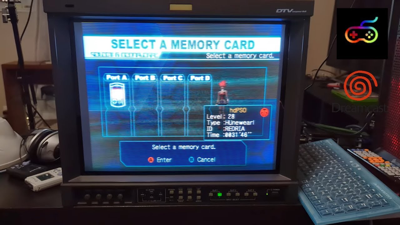 JVC DT-V1710CG Multi Format CRT SEGA Dreamcast 480p RGB | Retro Gaming ...