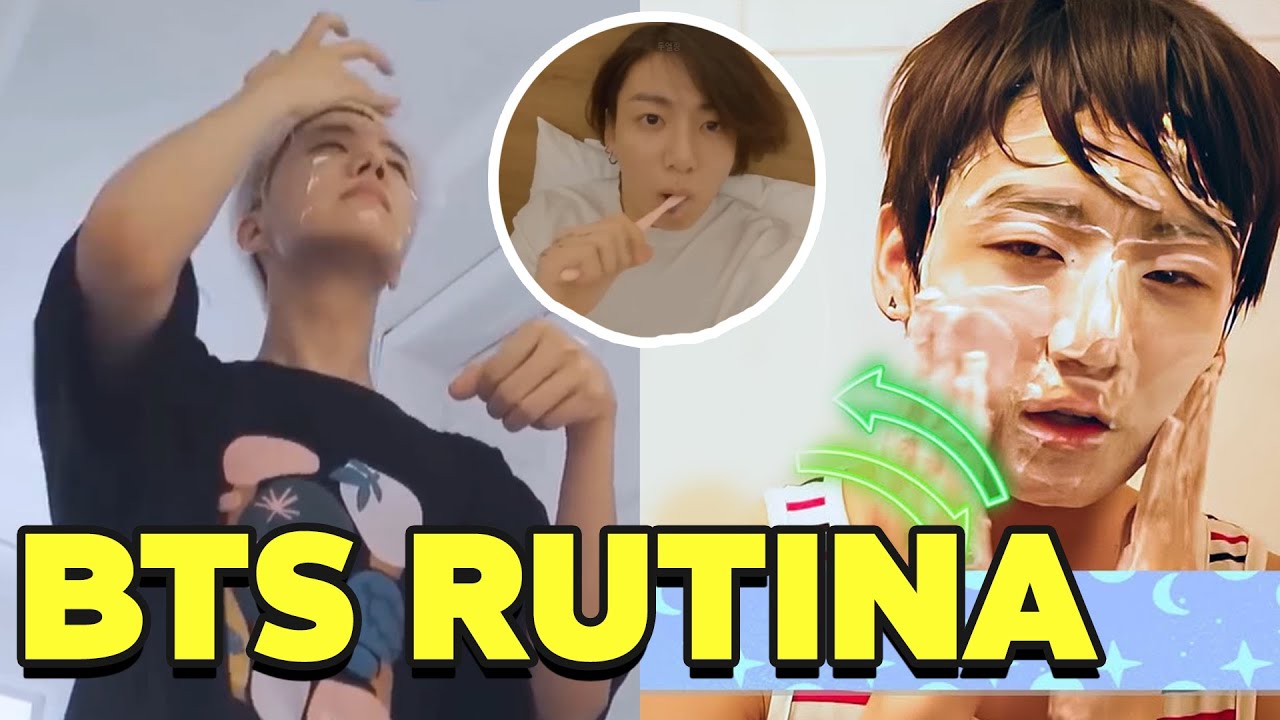 La Rutina Diaria de BTS (BTS Momentos DIvertidos) - YouTube