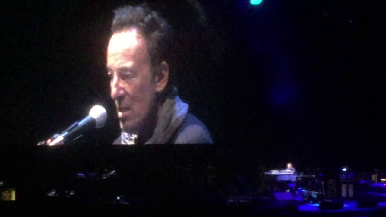 Bruce Springsteen - Intro + For You (Bruce solo piano) (9/5/2016) - YouTube