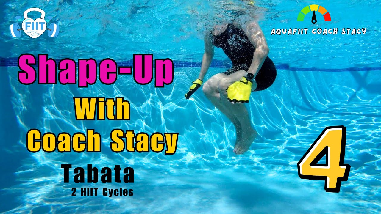 Pool Shape Up Series 2025 I #4 Tabata Intervals - Brain & Body HIIT Challenge No Equipment - YouTube