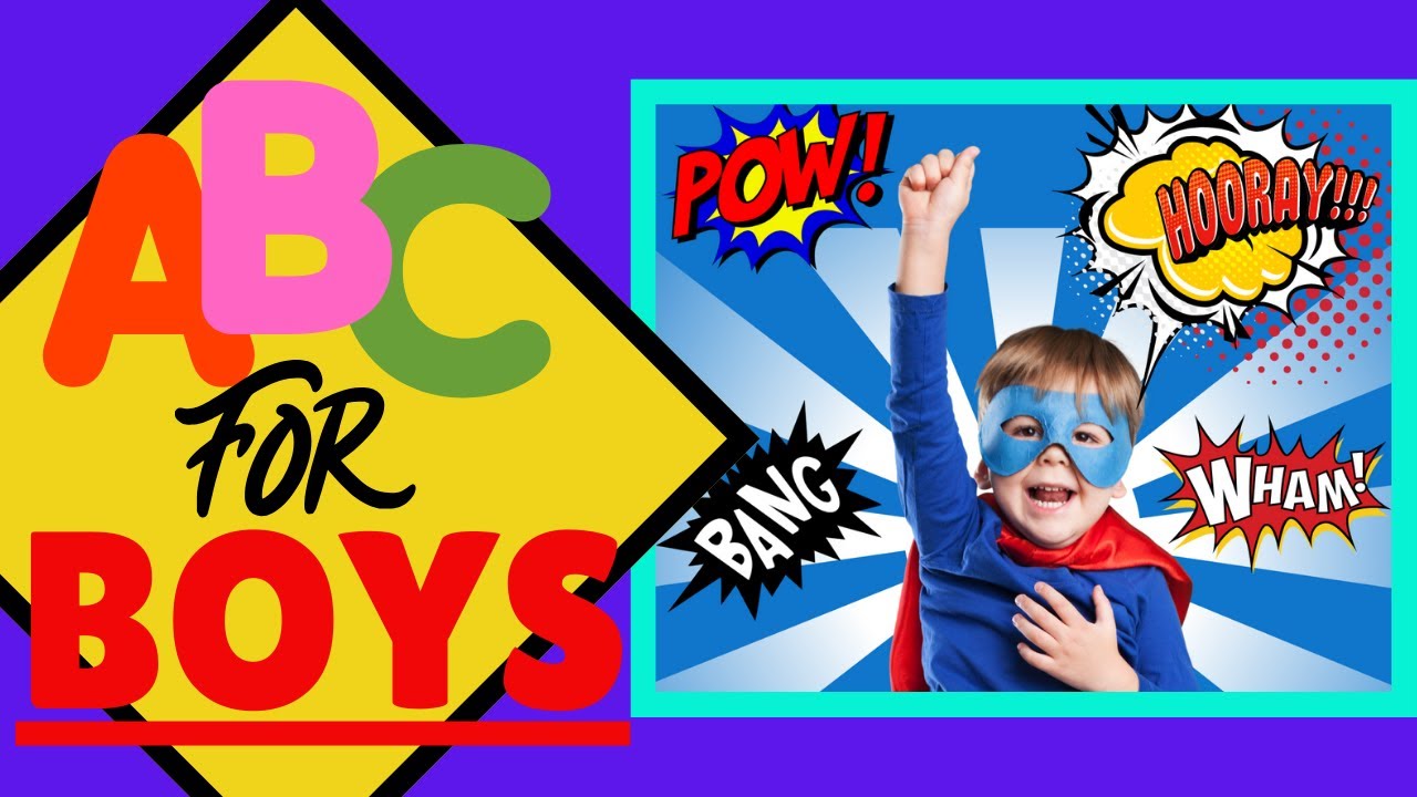 A B C FOR BOYS | BOYS VERSION OF ABC | LEARN PHONICS | - YouTube