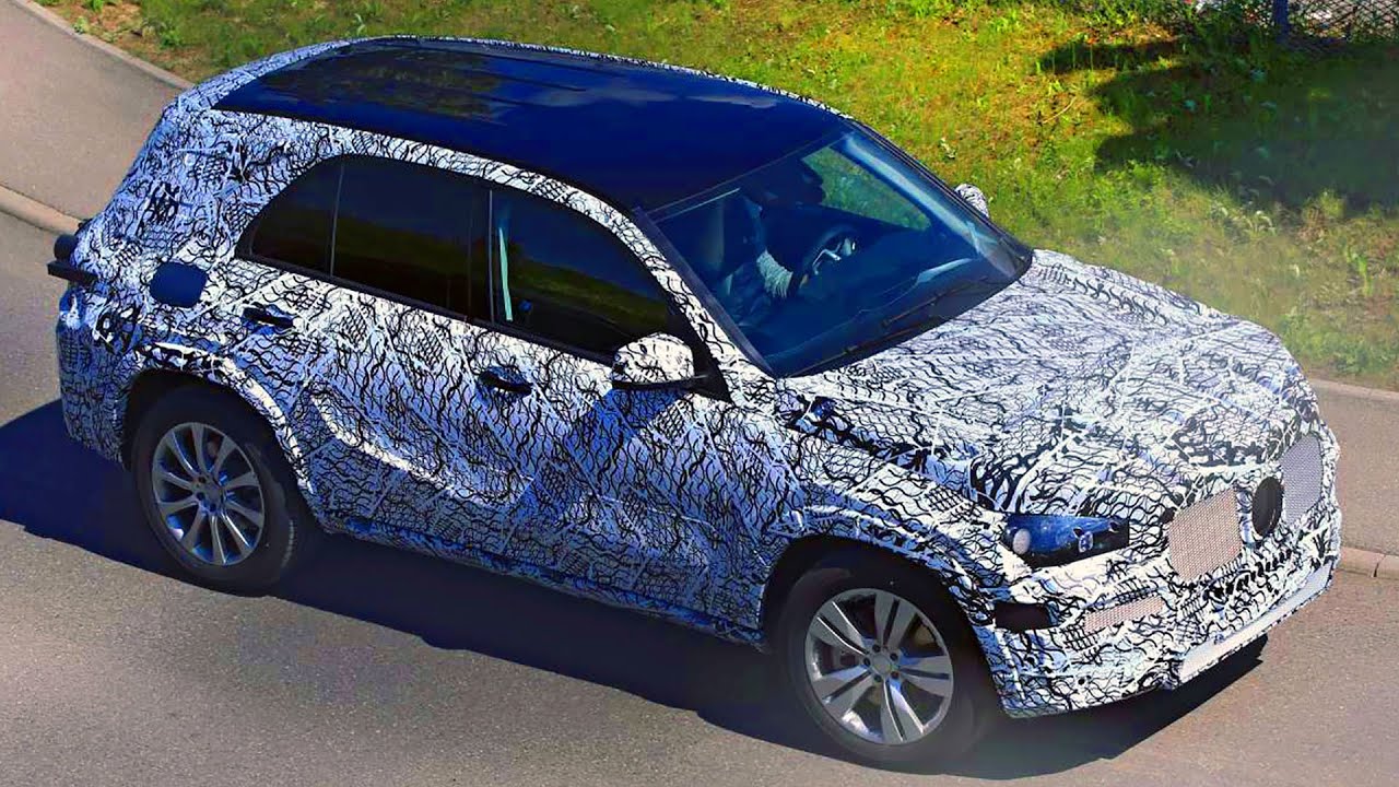 Mercedes GLE W167 2018 spy shots #mercedesgle - YouTube