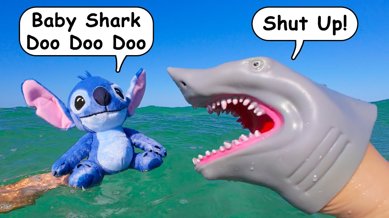 100 WAYS TO OOF STITCH (Lilo & Stitch) by Shark Puppet - YouTube