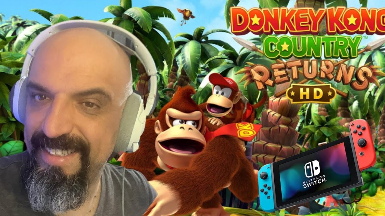 🔴Canlı |Donkey Kong Country Returns HD Gameplay - YouTube